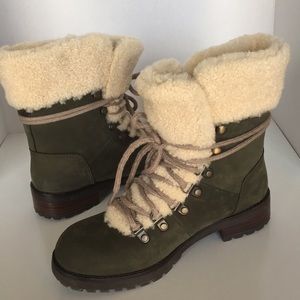 UGG | Shoes | New Ugg Fraser Slate Laced Up Boots Sz 55 | Poshmark
